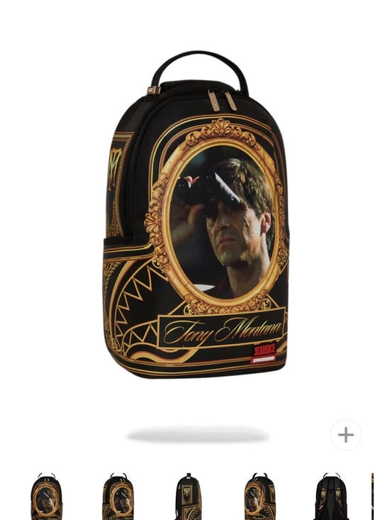 Sprayground | Bags | Sprayground Black And Gold Tony Montana Graphic ...